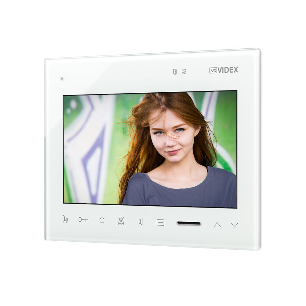 VIDEX 2-White VIDEO DOOR INTERCOM KIT WITH KRV782 MONITOR | Access ...